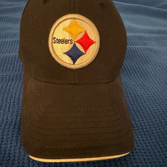 Reebok | Accessories | Pittsburgh Steelers Black Wool Fitted Ball Cap ...